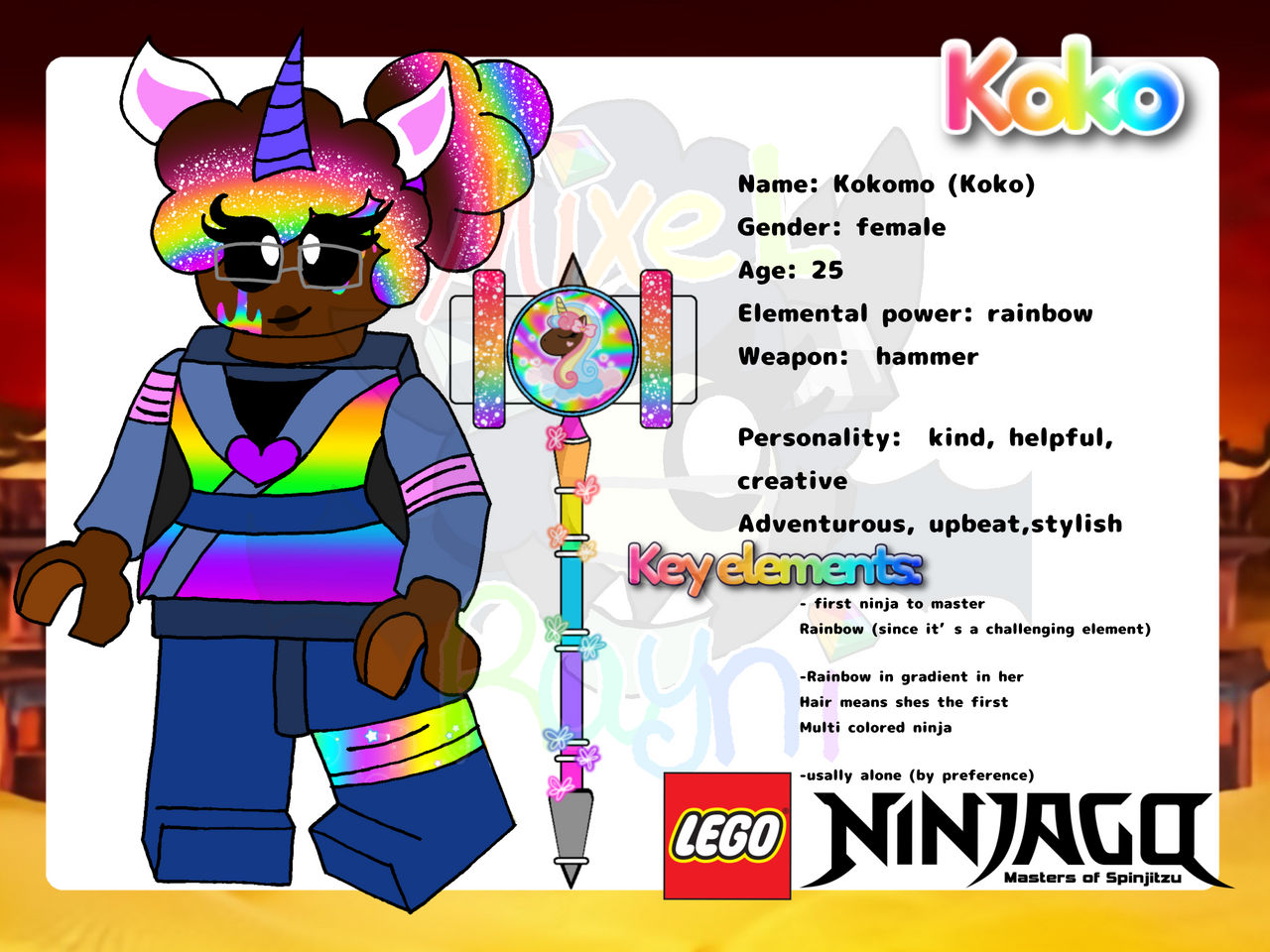 Koko Ninjago Oc By Mixingmayhem On Deviantart
