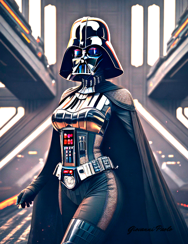 Darth Vader Female Version By Giopp23 On Deviantart