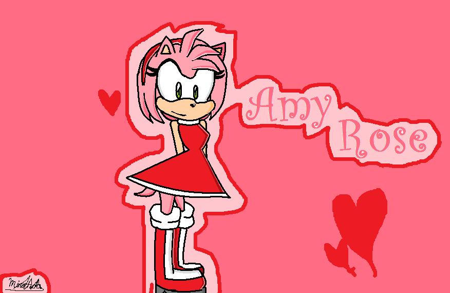 Cute Amy Rose By Sonamy 9819 On Deviantart