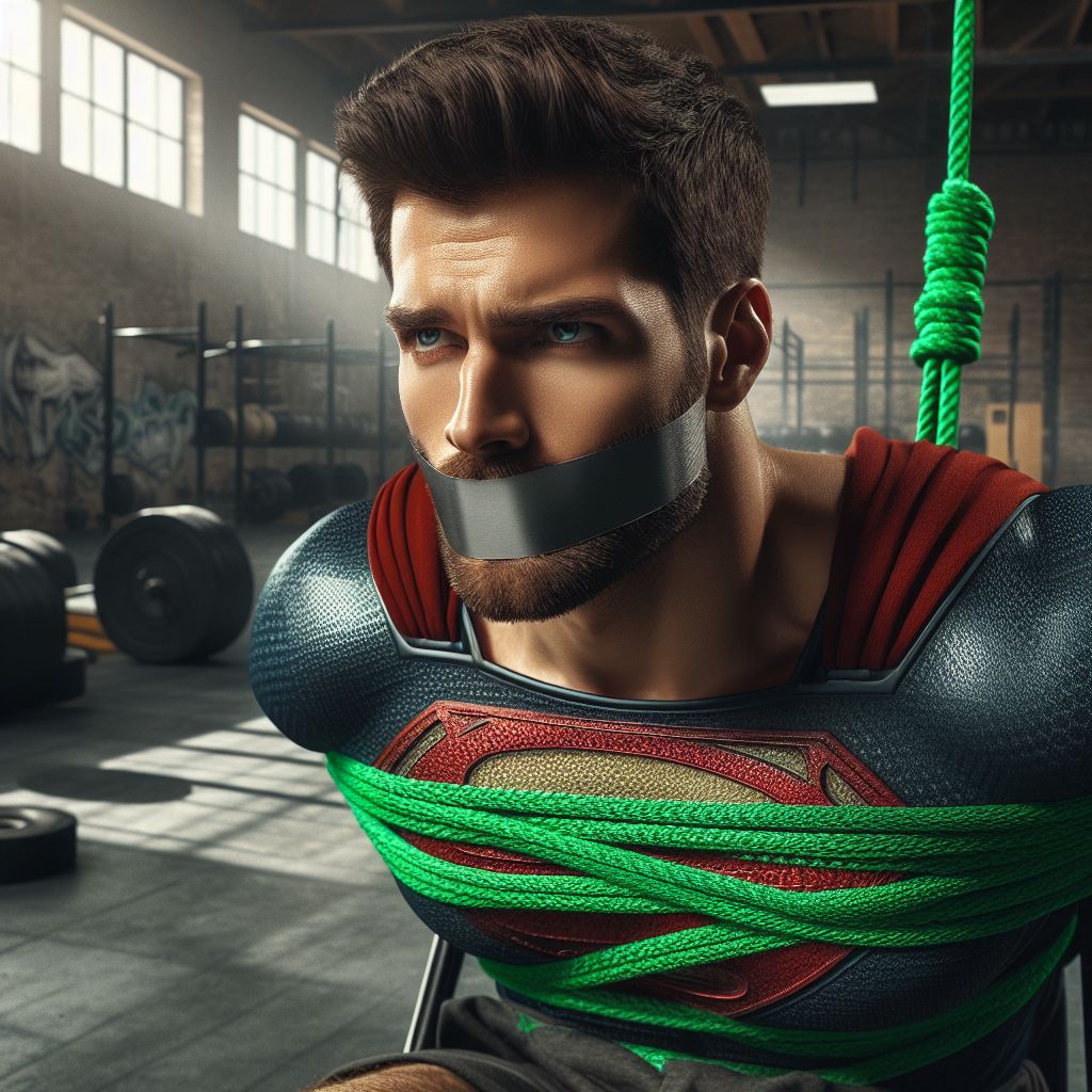 Superman Tied Up And Gagged By Cybertied On Deviantart