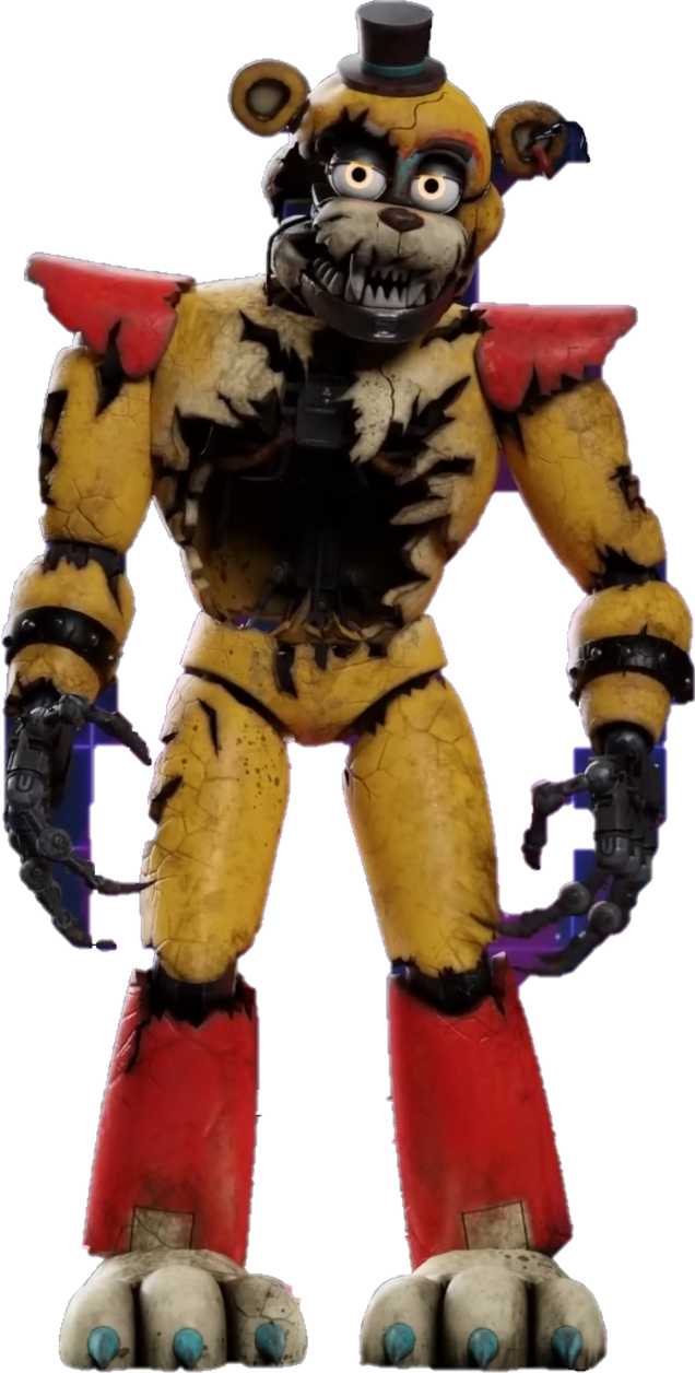 Fnaf Sb Shattered Glamrock Freddy Full Body V1 By Mauriciotoro2006 On Deviantart