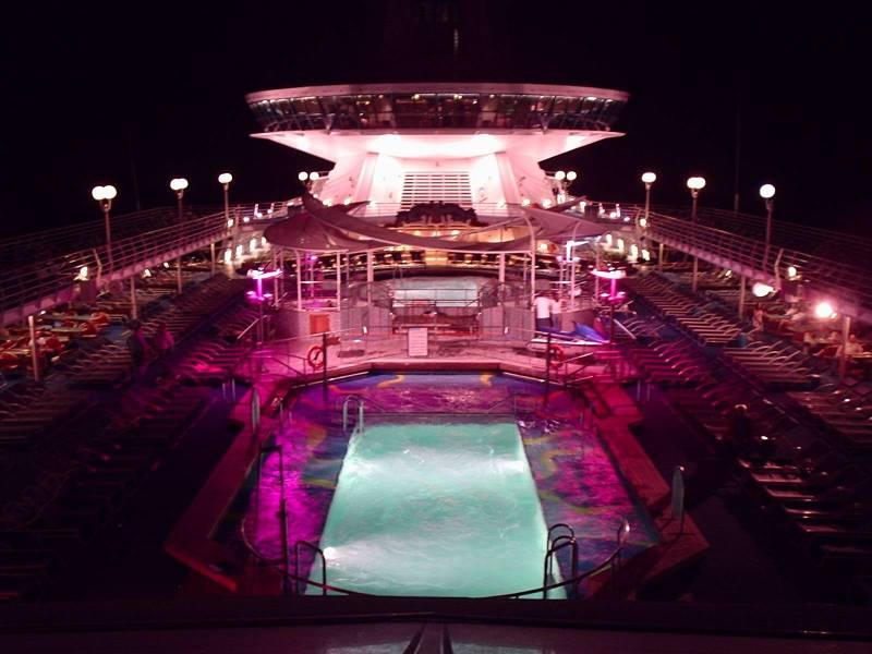 Pool Deck at Night by Midnighthorsemen on DeviantArt