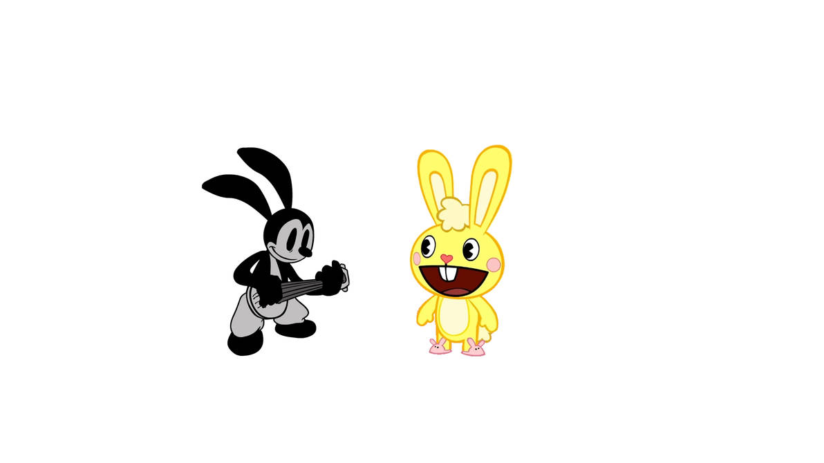 WI Oswald Meets Cuddles by StickmanYT2006 on DeviantArt WI Oswald Meets Cuddles by StickmanYT2006 on DeviantArt