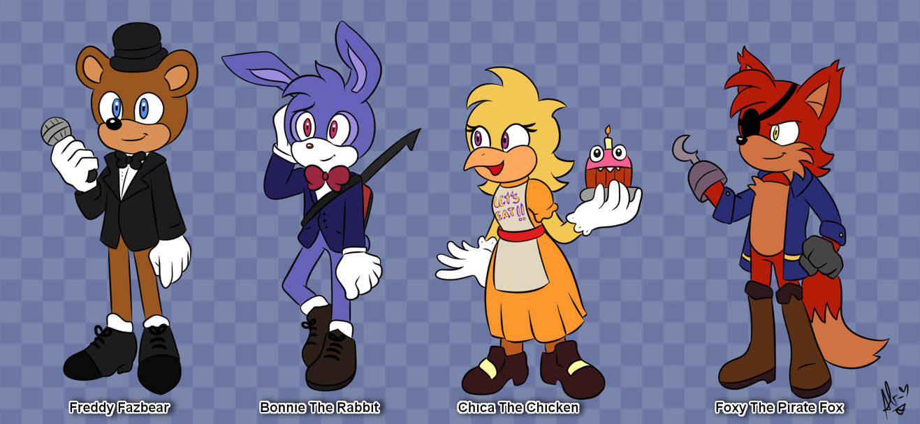 Fnaf As Sonic Character By Sirinathehedgehog On Deviantart
