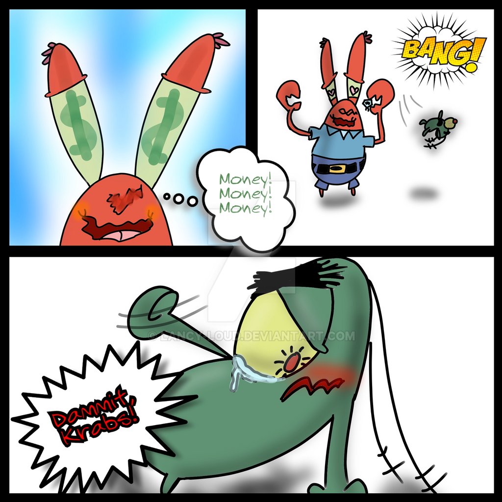 Mr Krabs Plankton On Spongebob Shipping Deviantart