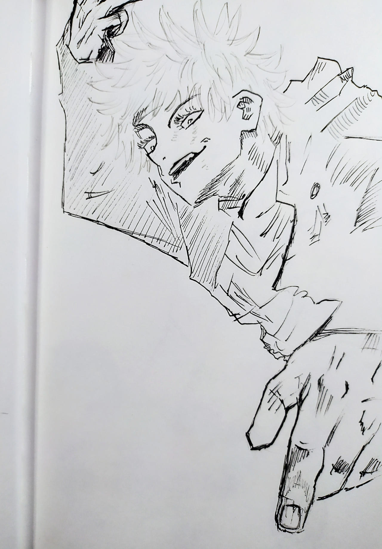 Satoru Gojo - Quick Sketch by Doroudraw on DeviantArt Satoru Gojo - Quick Sketch by Doroudraw on DeviantArt