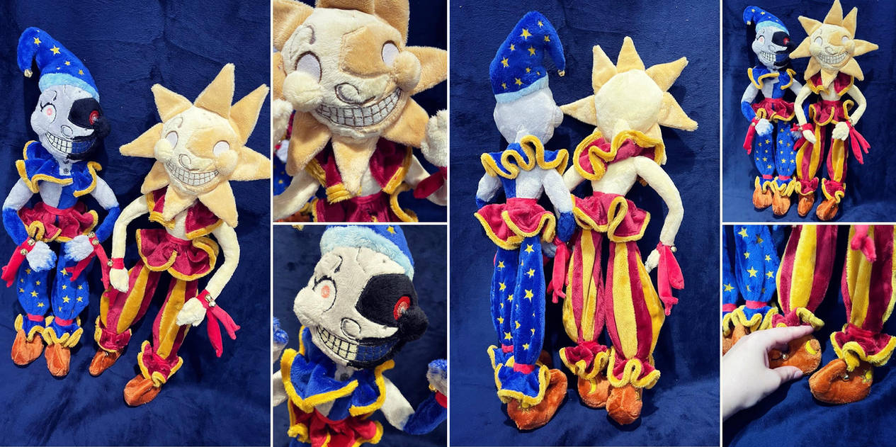 Sundrop Moondrop Plushies by CustomCuddles on DeviantArt Sundrop Moondrop Plushies by CustomCuddles on DeviantArt