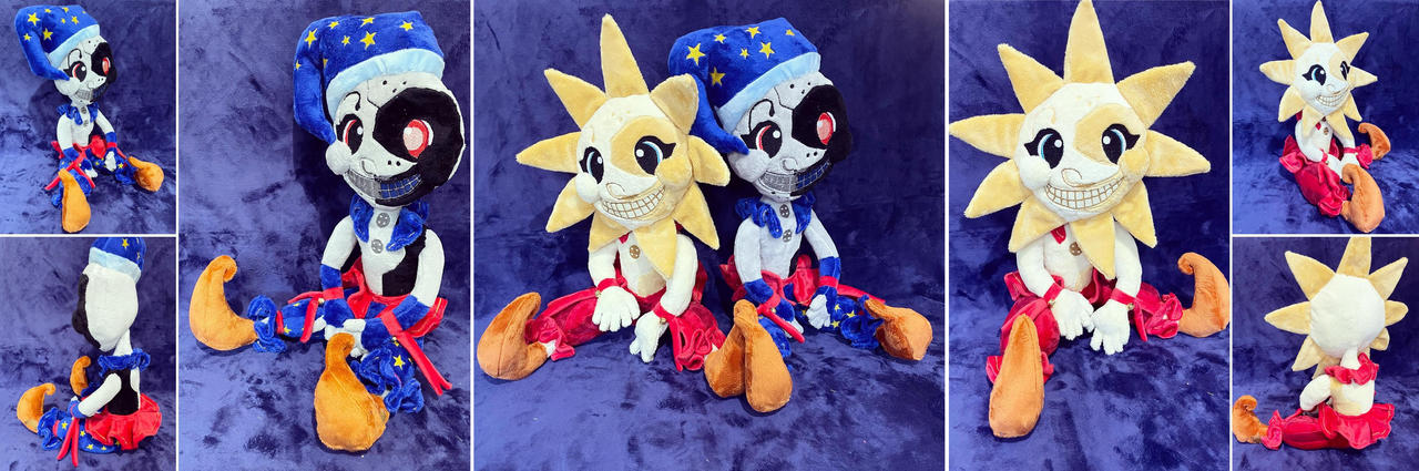 Sundrop Moondrop Plushies by CustomCuddles on DeviantArt Sundrop Moondrop Plushies by CustomCuddles on DeviantArt