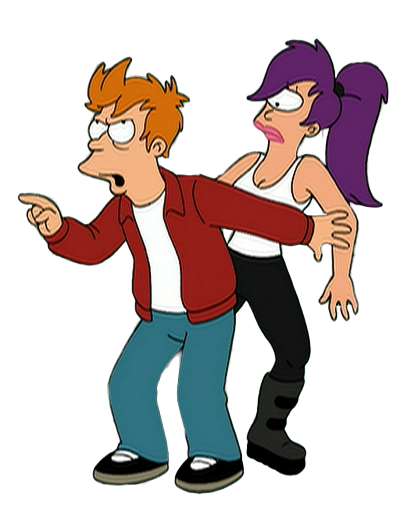 Fry Defending Leela By Raffaelecolimodio On Deviantart