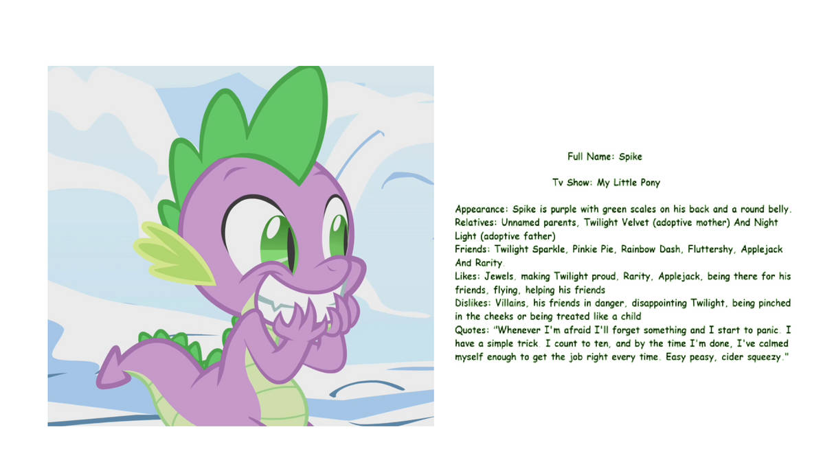 Meet Spike By Raffaelecolimodio On Deviantart