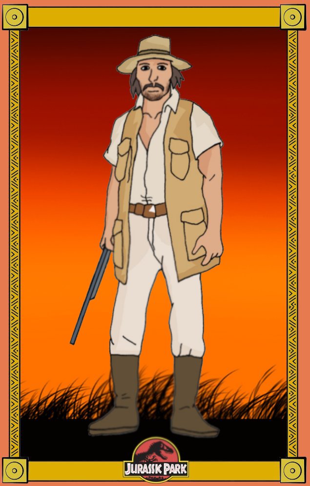 Jurassic Park Novel Robert Muldoon By Gloverman23 On Deviantart