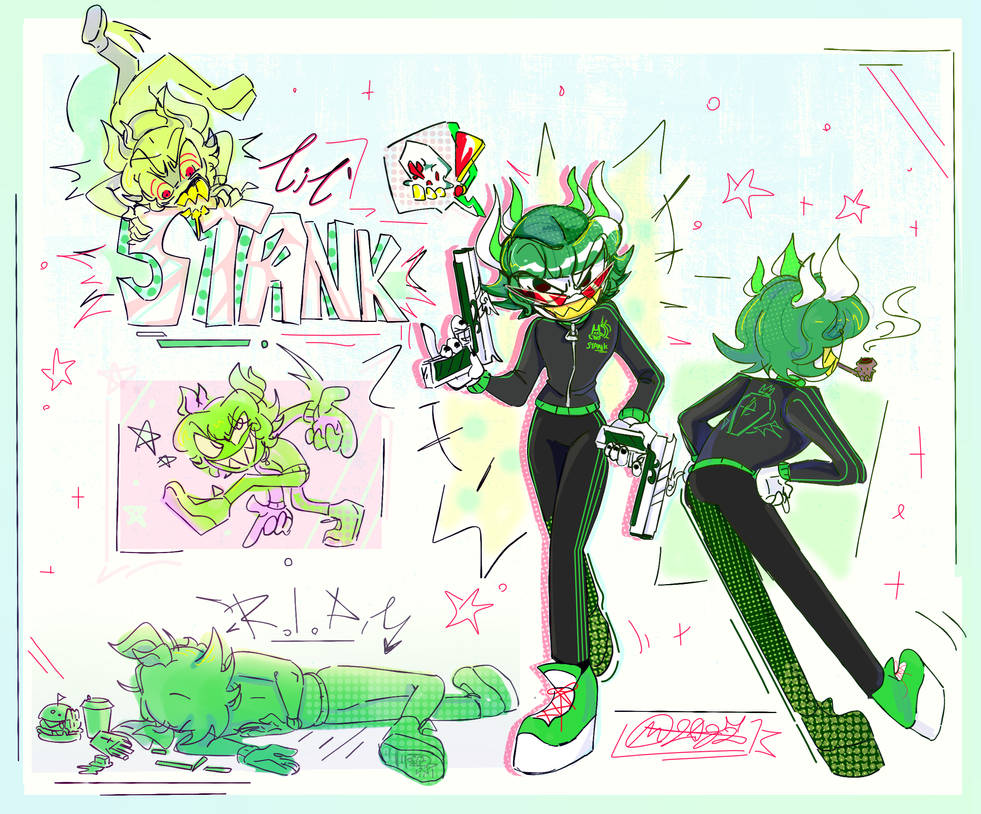 Lil Stank Himself By Mikublazethekat On Deviantart