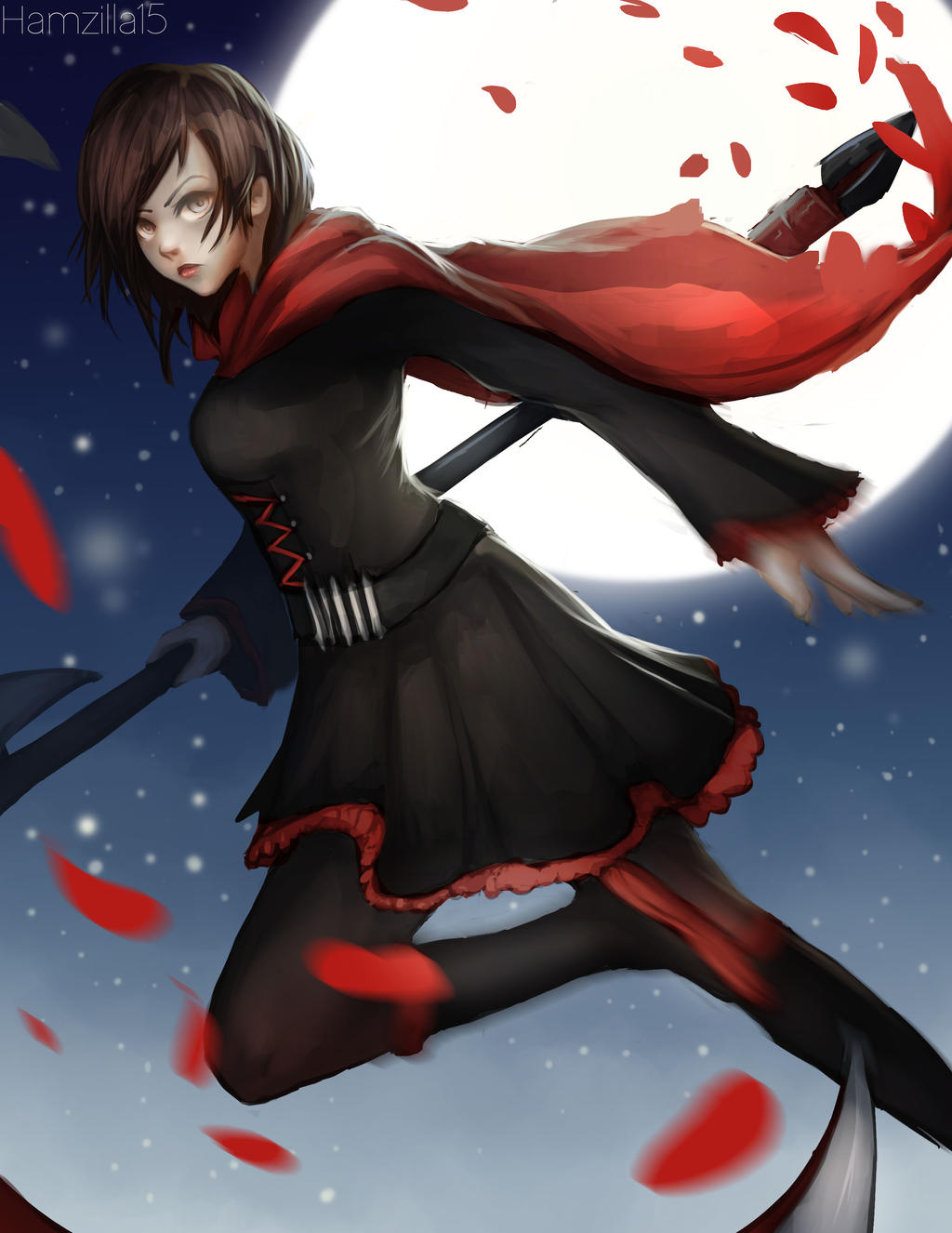 Ruby Rose Fan Art From RWBY By Hamzilla15 On DeviantArt ruby-rose-fan-art-from-rwby-by-hamzilla15-on-deviantart