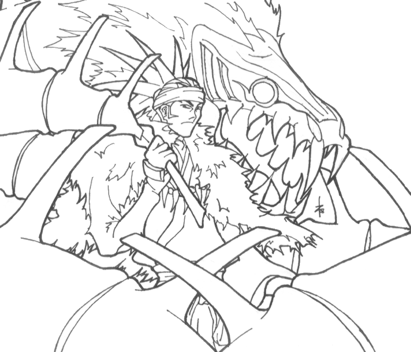 Bleach - Renji Bankai - lines by kuraiz on DeviantArt