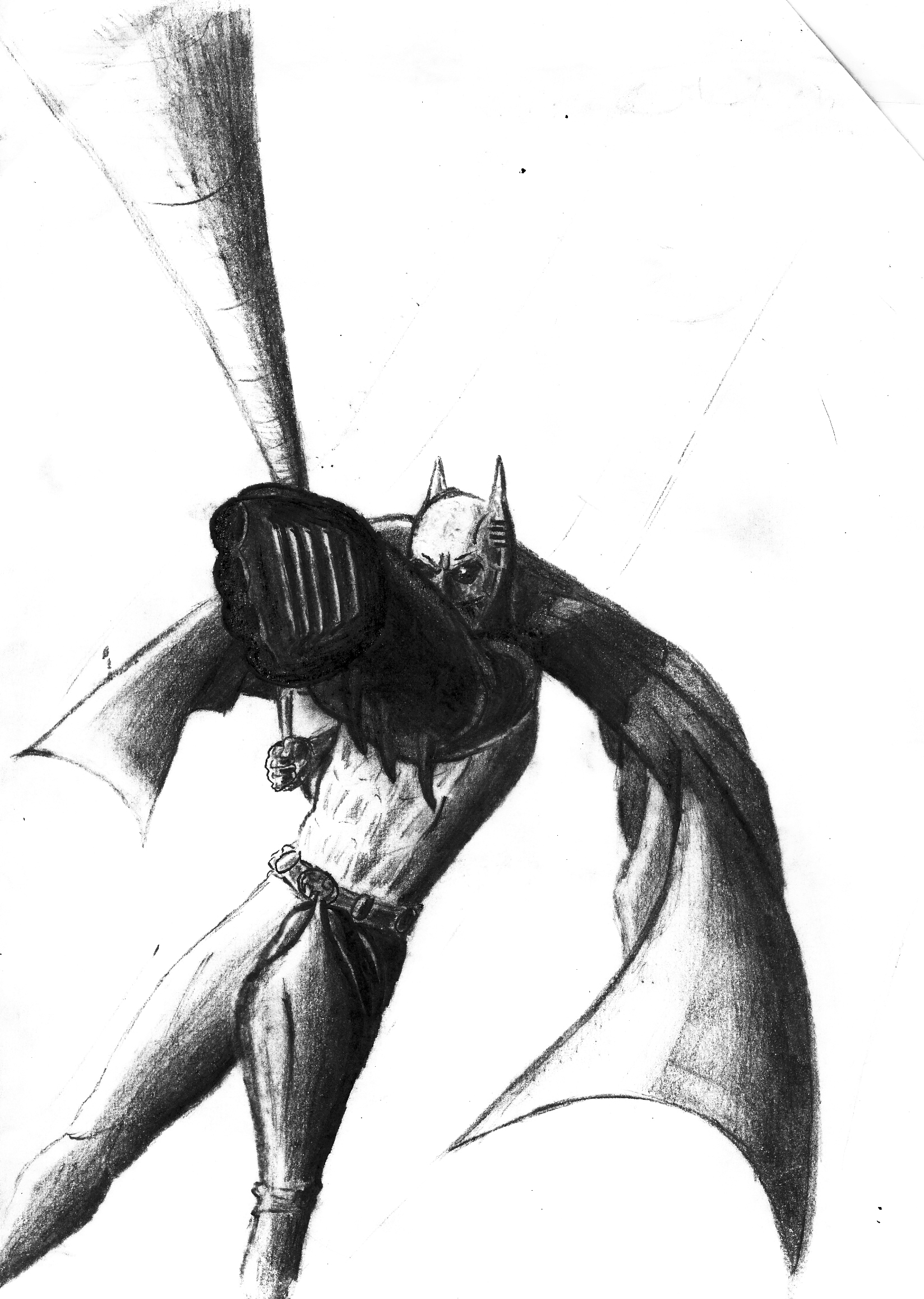 Batman in flight by swiftgabe on DeviantArt