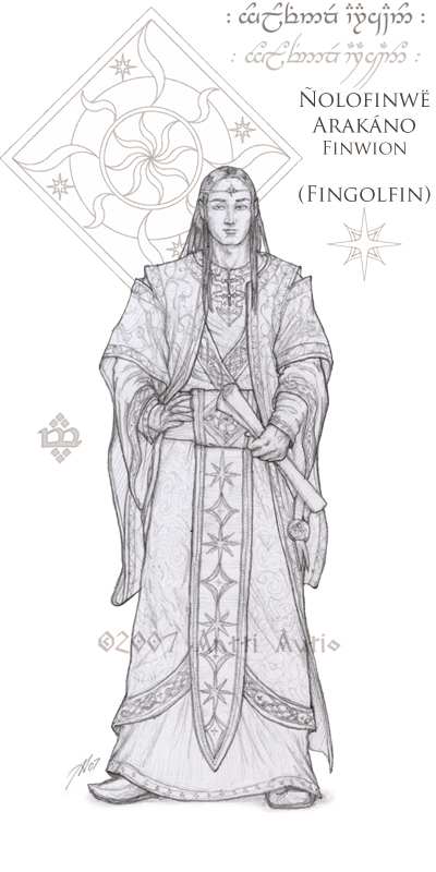 WIP:Lords of Noldor: Fingolfin by aautio on DeviantArt