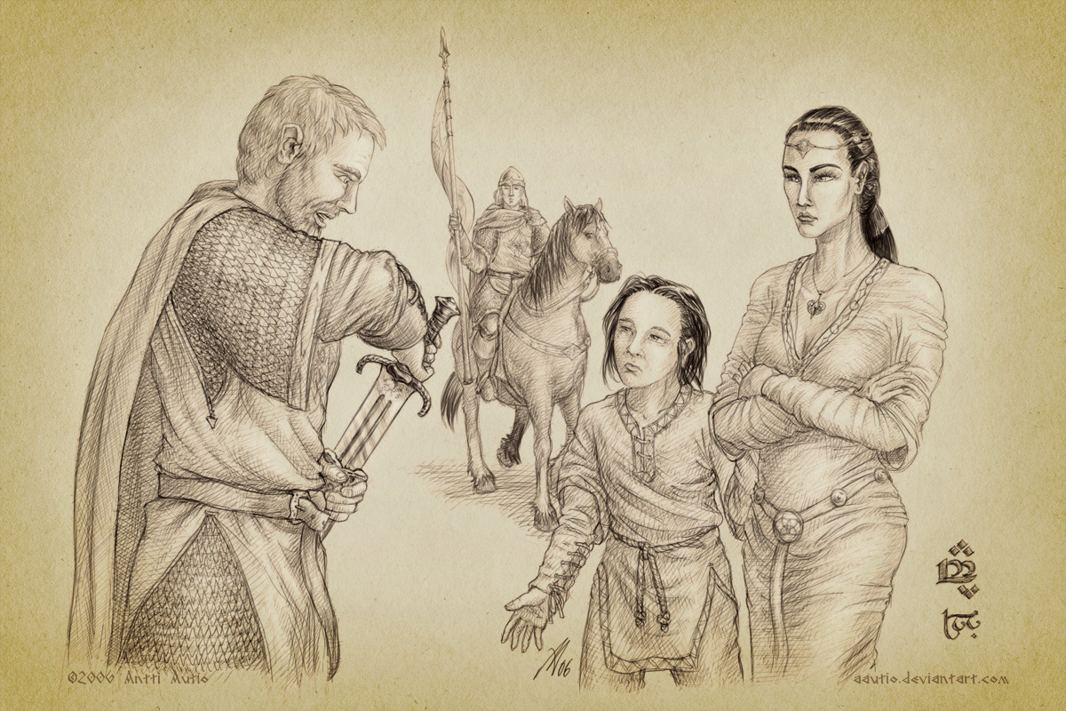 Narn:Hurin Departs to Nirnaeth by aautio on DeviantArt