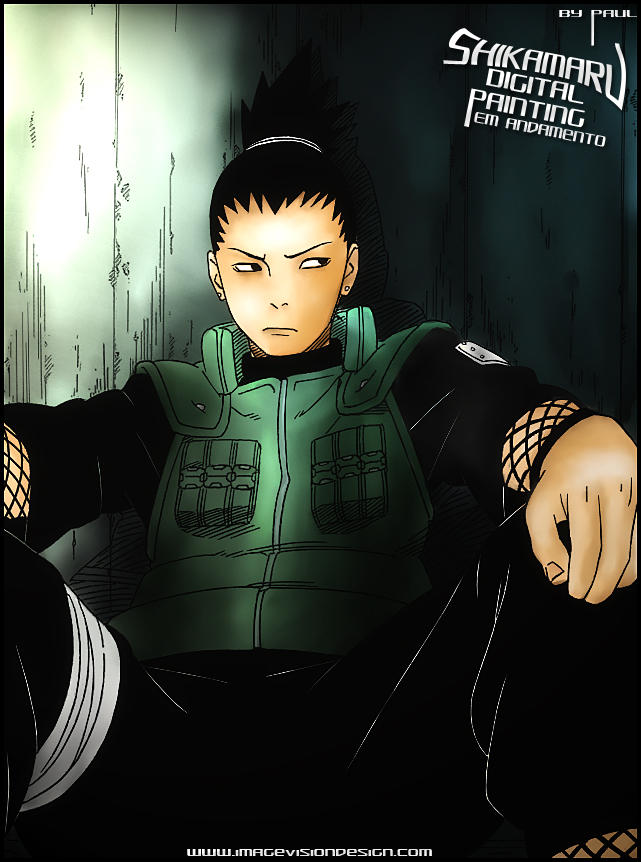 Shikamaru digital painting by PaulDesignEver on DeviantArt