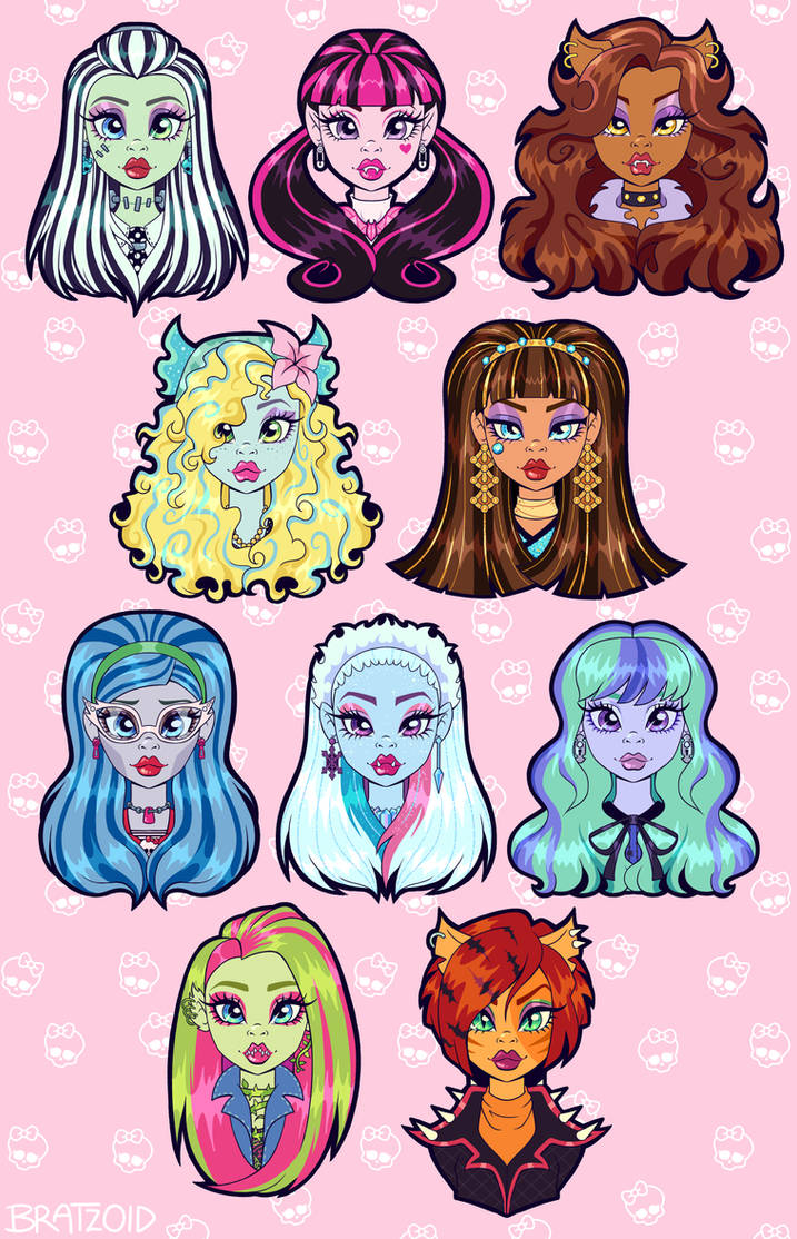 Monster High G1 Ghouls By Bratzoid On Deviantart