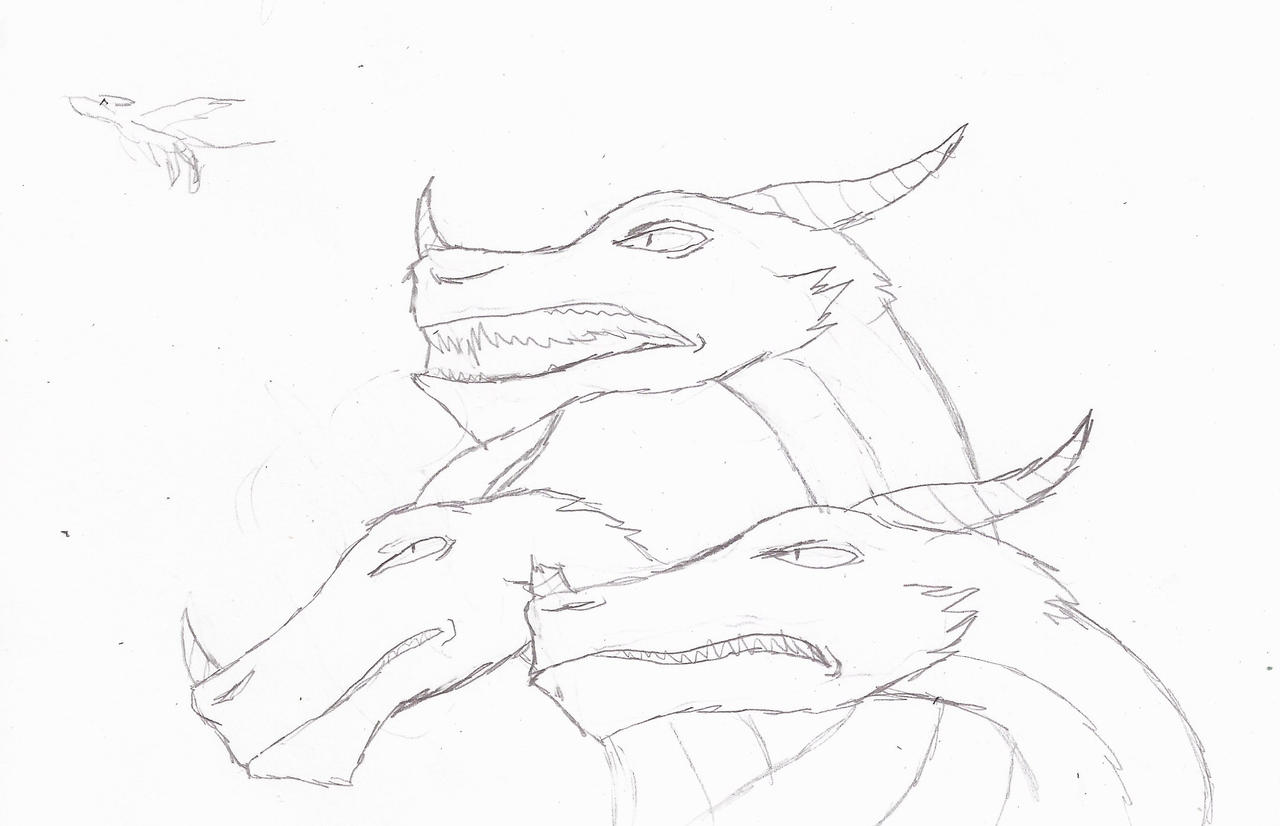 Some Three Headed Dragon By Flajingman On Deviantart