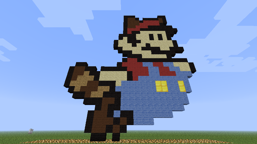 Tanooki Mario ~ Pixel Art By Pbv9 On Deviantart
