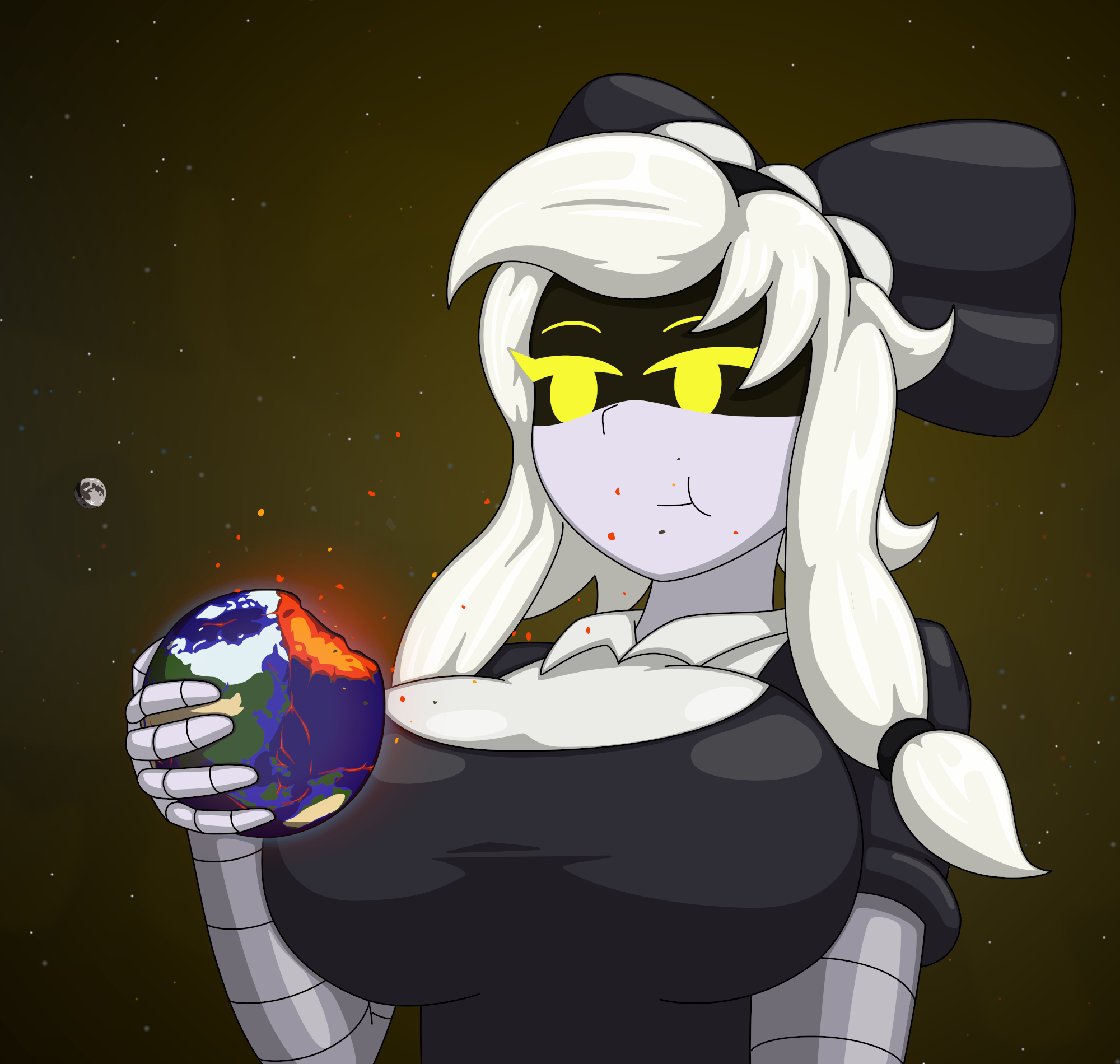 Cyn Eats The Planet Murder Drones By B0xbox On Deviantart
