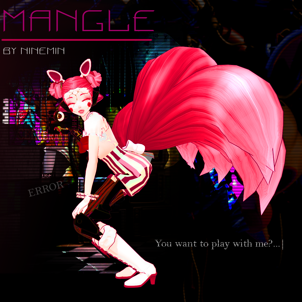 Mmd Fnaf Mangle~ By Ninemin On Deviantart