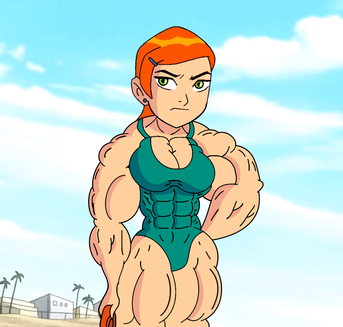 Swimsuit Gwen Female Muscle Edit By Xxtheemispriterxx On Deviantart