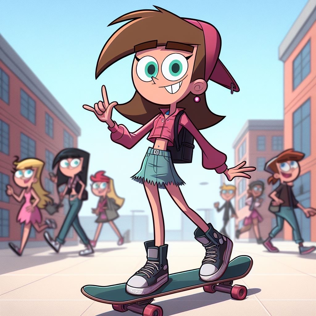 Timantha Skater Girl Timmy Turner Tg By Tgjackie On Deviantart