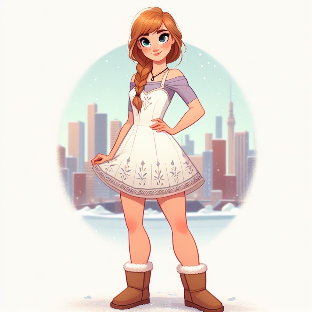 Modern Anna From Frozen By Tgjackie On Deviantart