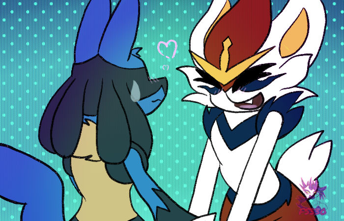 Lucario X Cinderace By Firesky330 On Deviantart