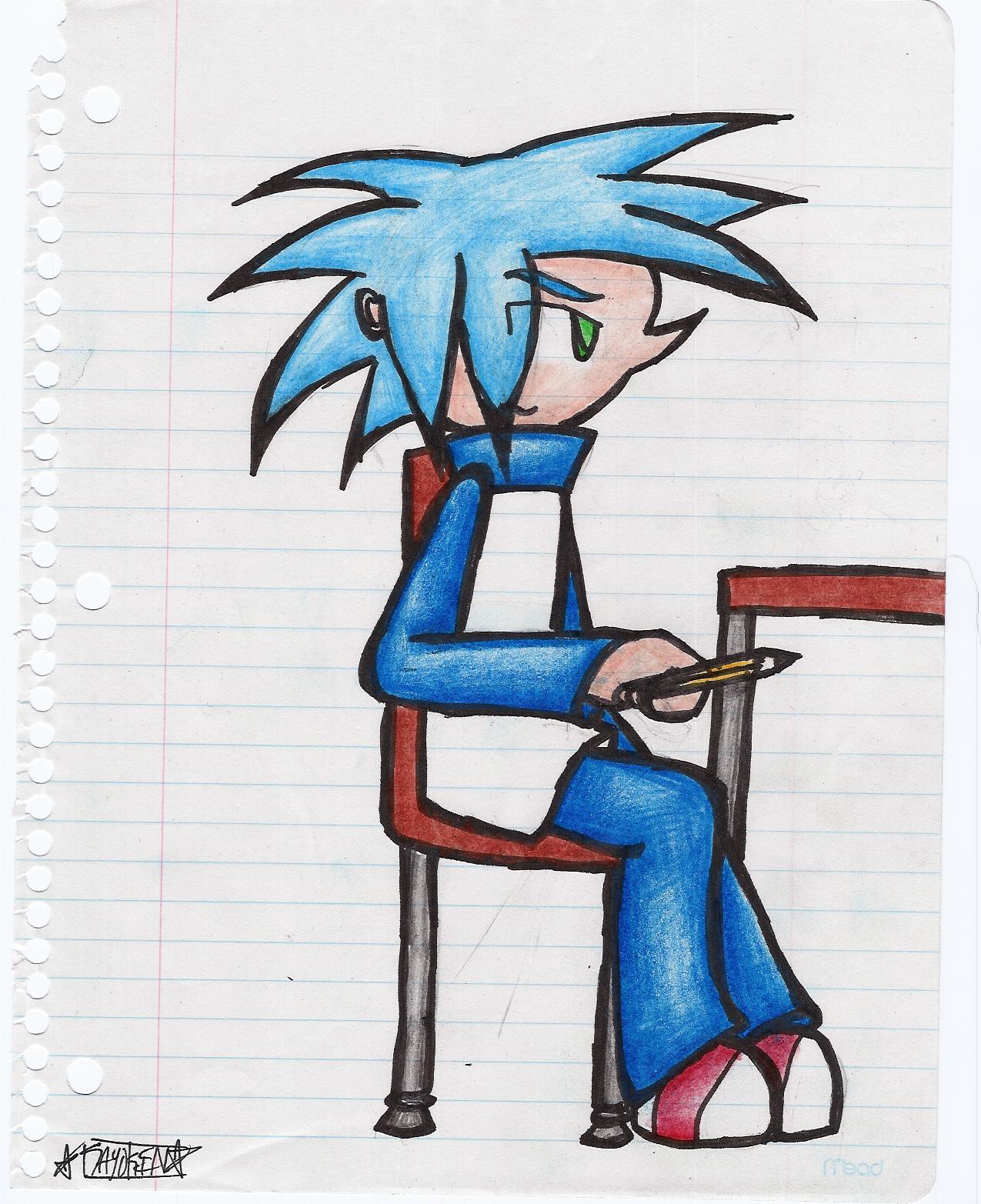 Sonics bored... by Kayoken on DeviantArt