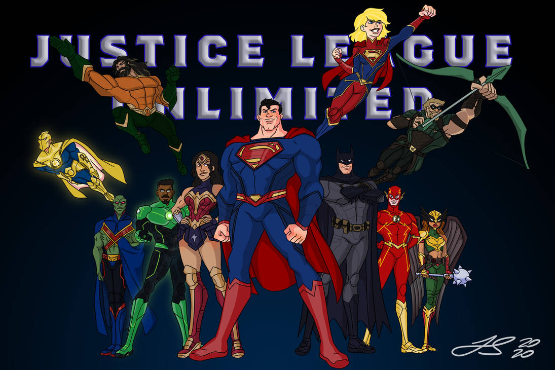 Justice League Dcau By Sharpart17 On Deviantart