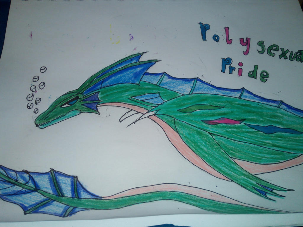 Polysexual Pride Dragon By Touka Skitwick On Deviantart