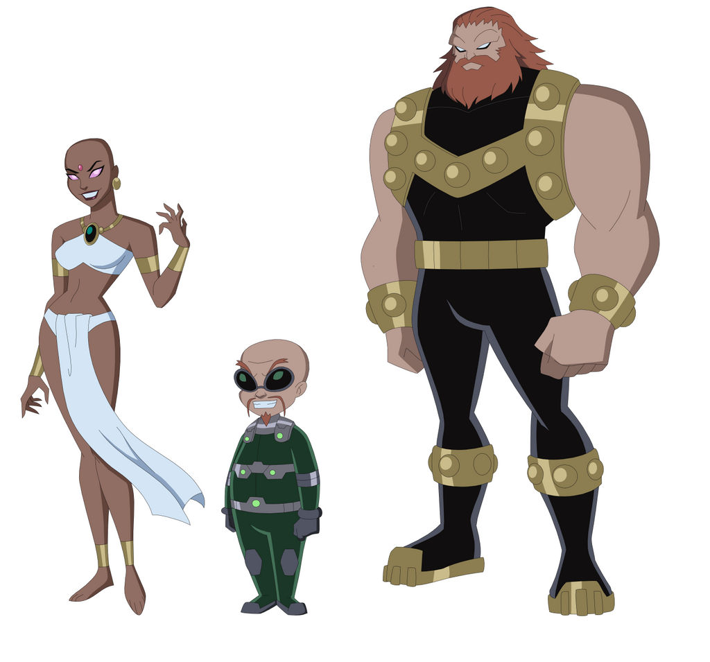 Dcau H I V E Fearsome Five By Amtmodollas On Deviantart