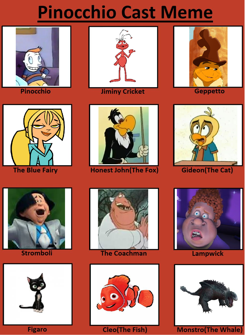 Xoverheros Pinocchio Cast Meme By Xoverhero On Deviantart