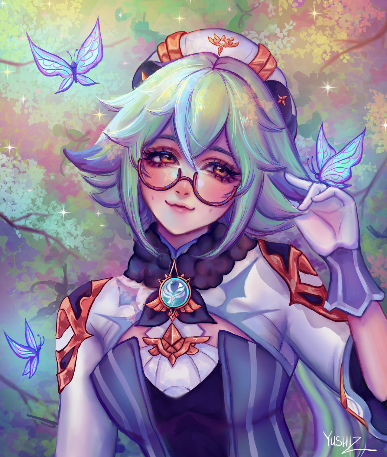 Sucrose Fanart Genshin Impact By Yushiz On Deviantart