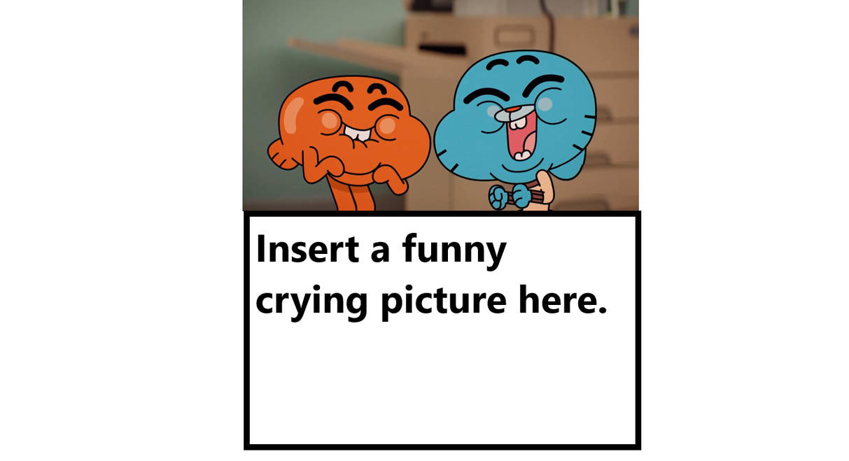Gumball And Darwin Laughing At Template By Wreny2001 On Deviantart