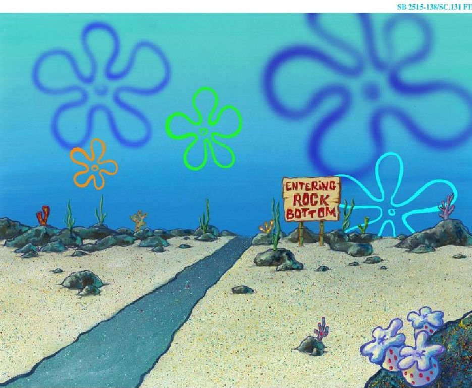 Spongebob Rock Bottom Background By Wreny2001 On Deviantart