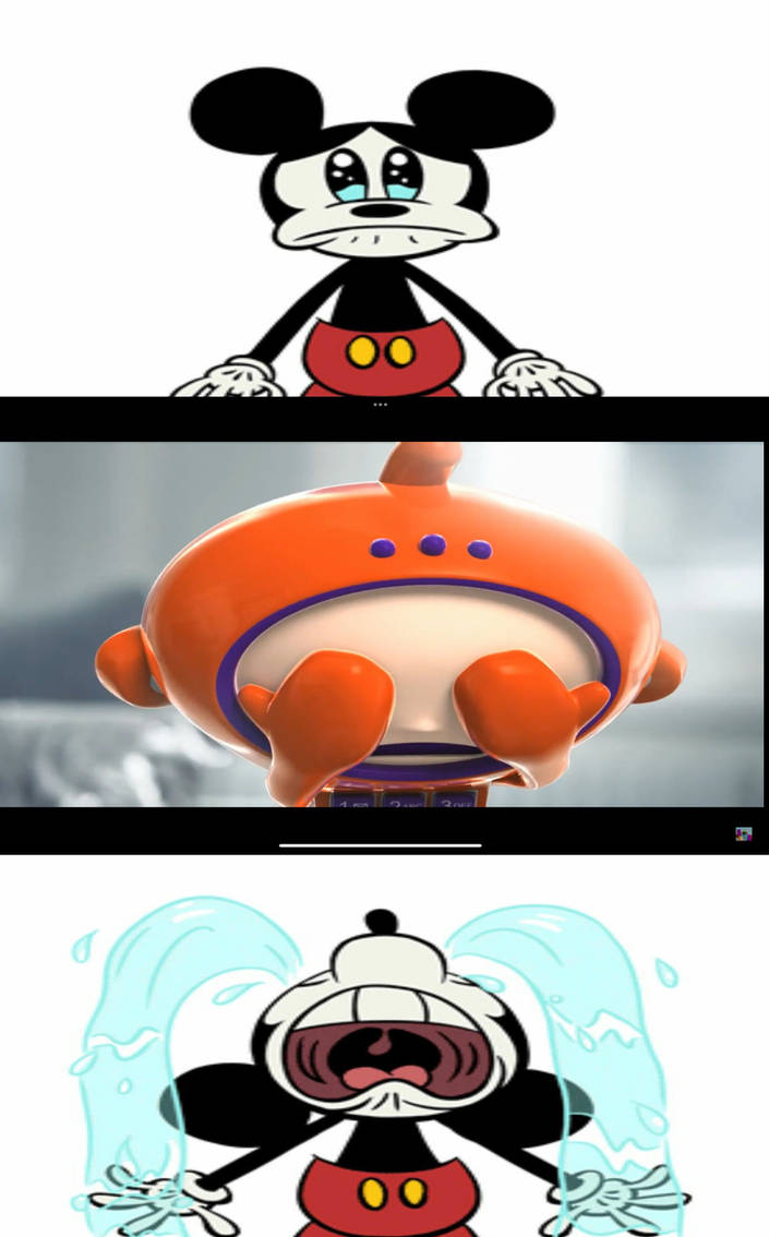 Mickey Mouse S Reaction To Maz Crying By Wreny2001 On Deviantart