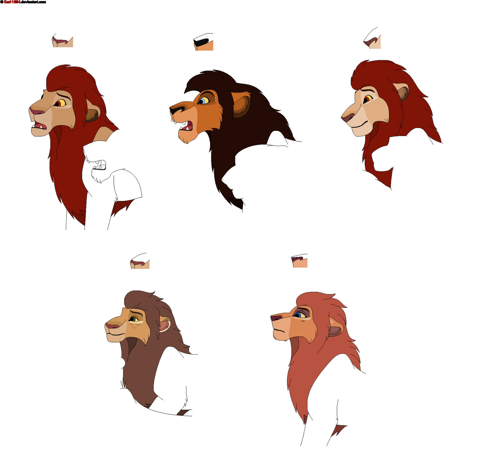 Referenced Lion King Bases 4 Extras By Kari 1994 On Deviantart