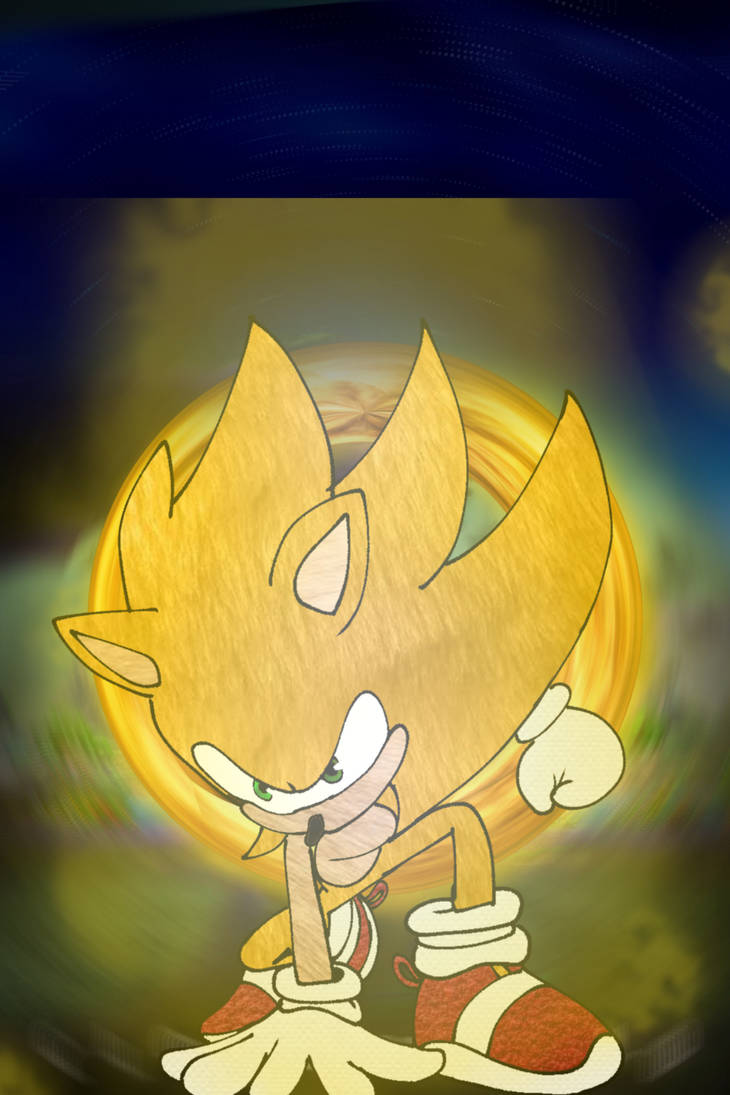 Super Sonic Drawing Realistic By Kittyfofinha On Deviantart