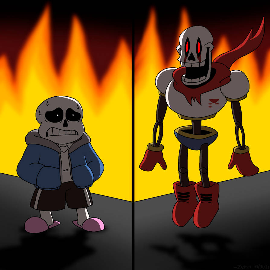 Papyrus Goes Too Far By Zertyarttv On Deviantart