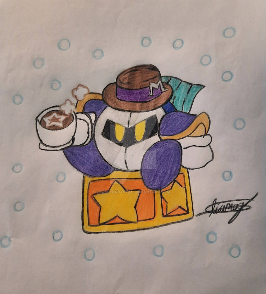 Kirby Cafe Meta Knight By Rossencrystal On Deviantart