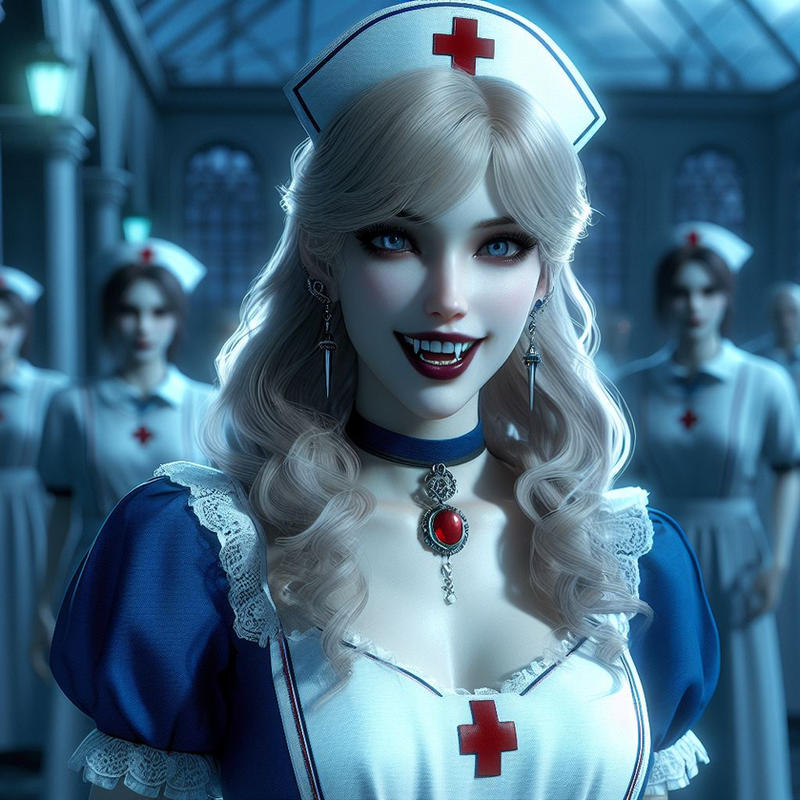 Iavampireblondnursehopitalnuit By Vmjml1er On Deviantart