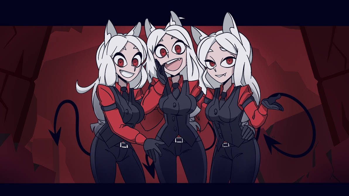 Helltaker Cerberus Fan Art By Mauriplaz By Mauriplaz On Deviantart