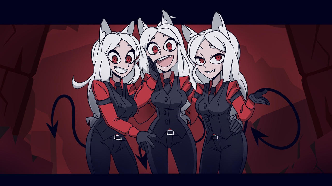 Helltaker Cerberus Fan Art By Mauriplaz By Mauriplaz On Deviantart