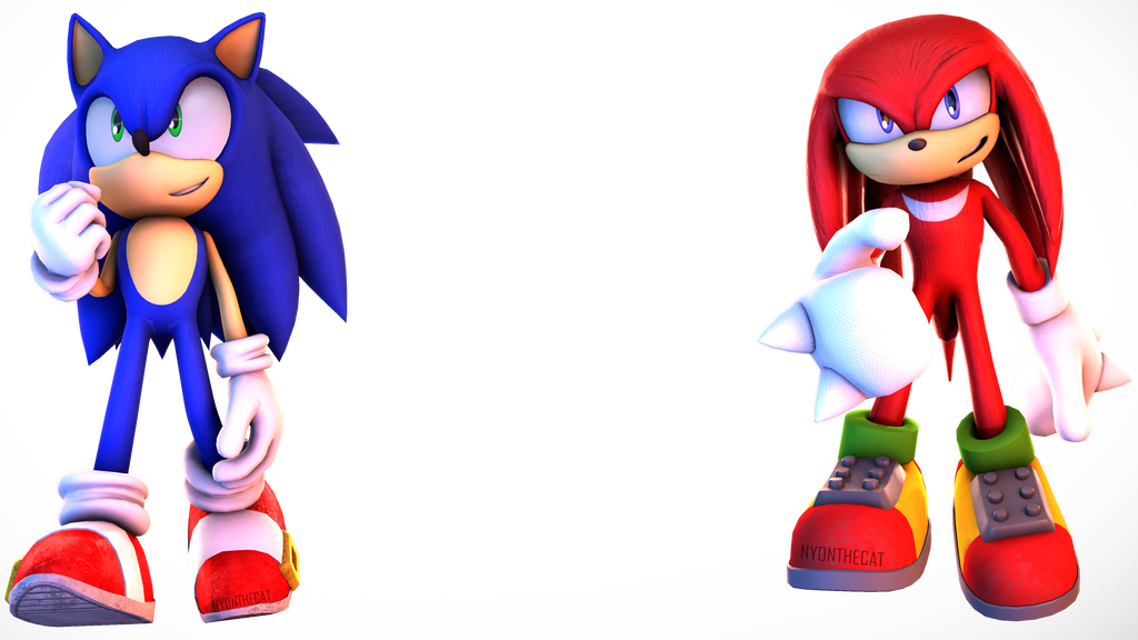 Sonic And Knuckles 4k Render By Nyonthecat On Deviantart
