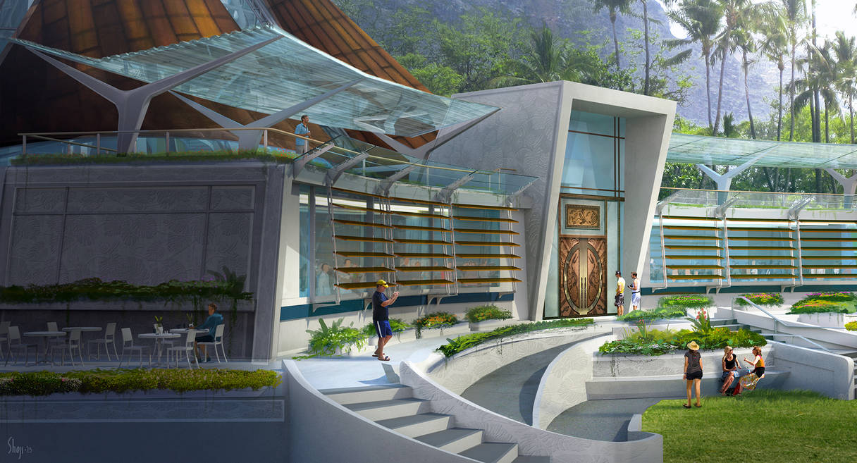 Jurassic World Visitor Center Ext By Craji On Deviantart