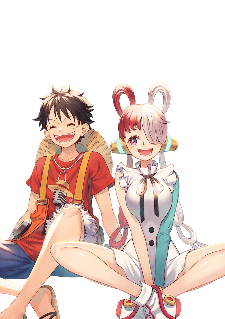 Luffy And Uta Render By Notledy On Deviantart